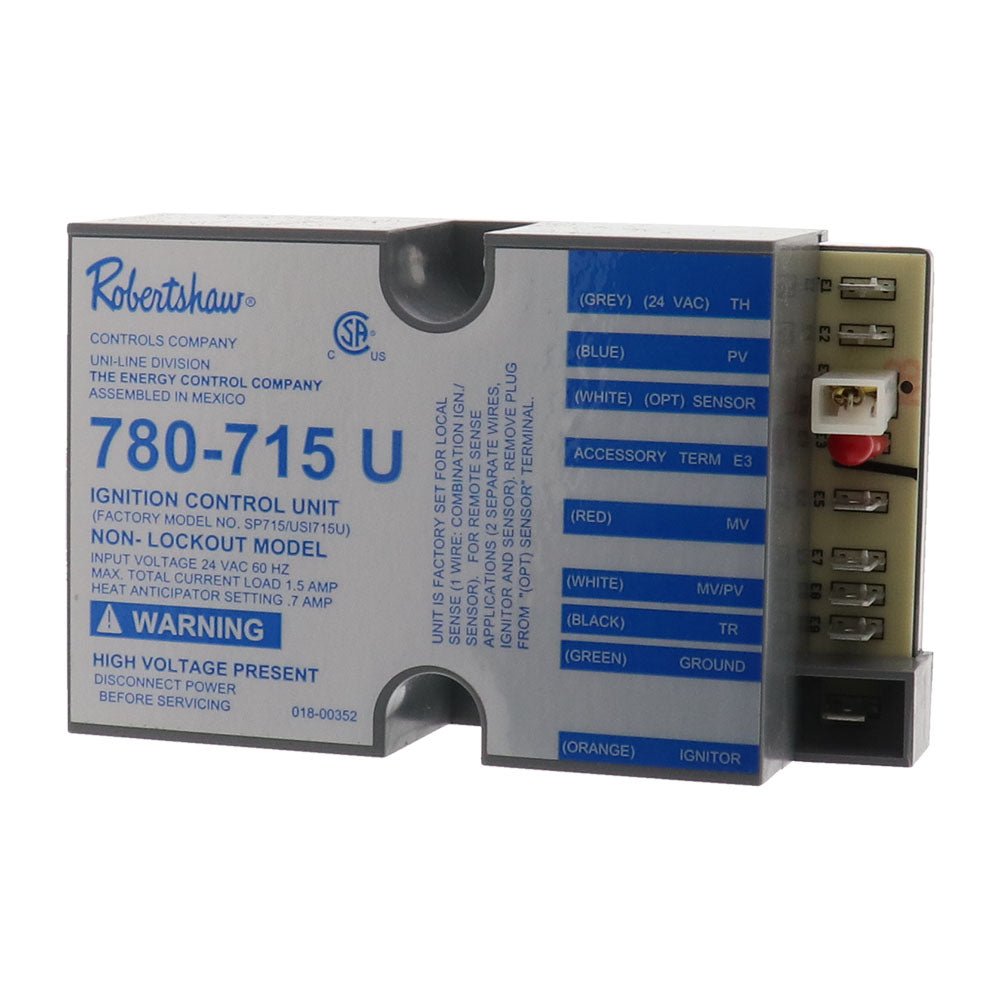 ROBERTSHAW 780-715 HVAC Ignition control Compatible with AMANA, INDEECO ...