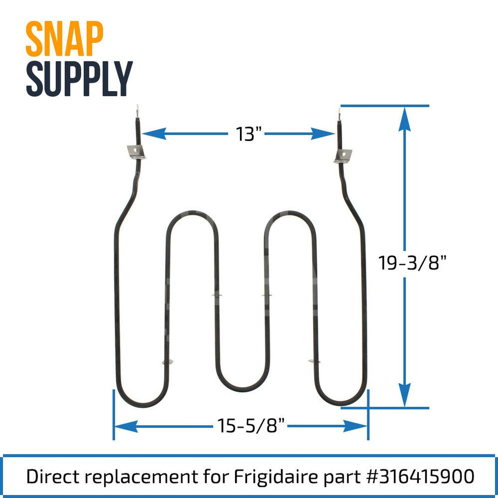 316415900 Bake Element for Frigidaire - Snap Supply Element Bake Element Oven Retail