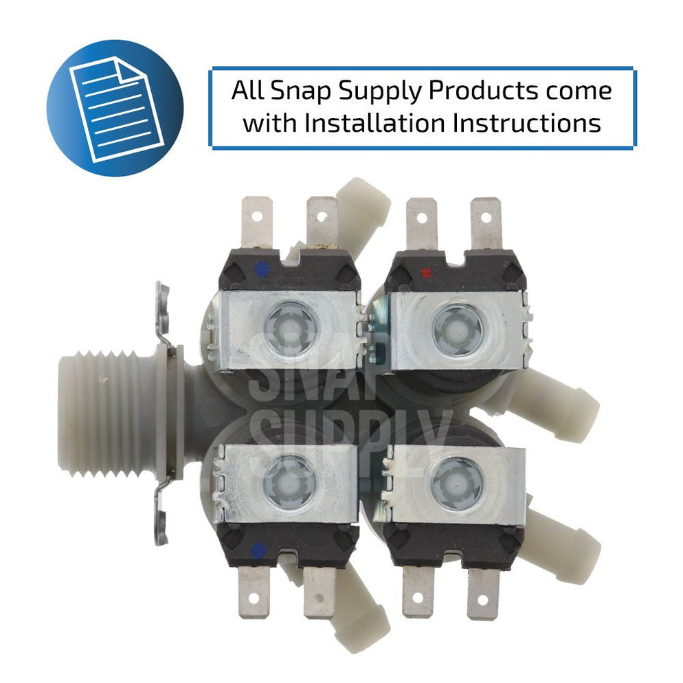 5220FR2008F Water Valve for LG - Snap Supply Home Improvement Laundry ...