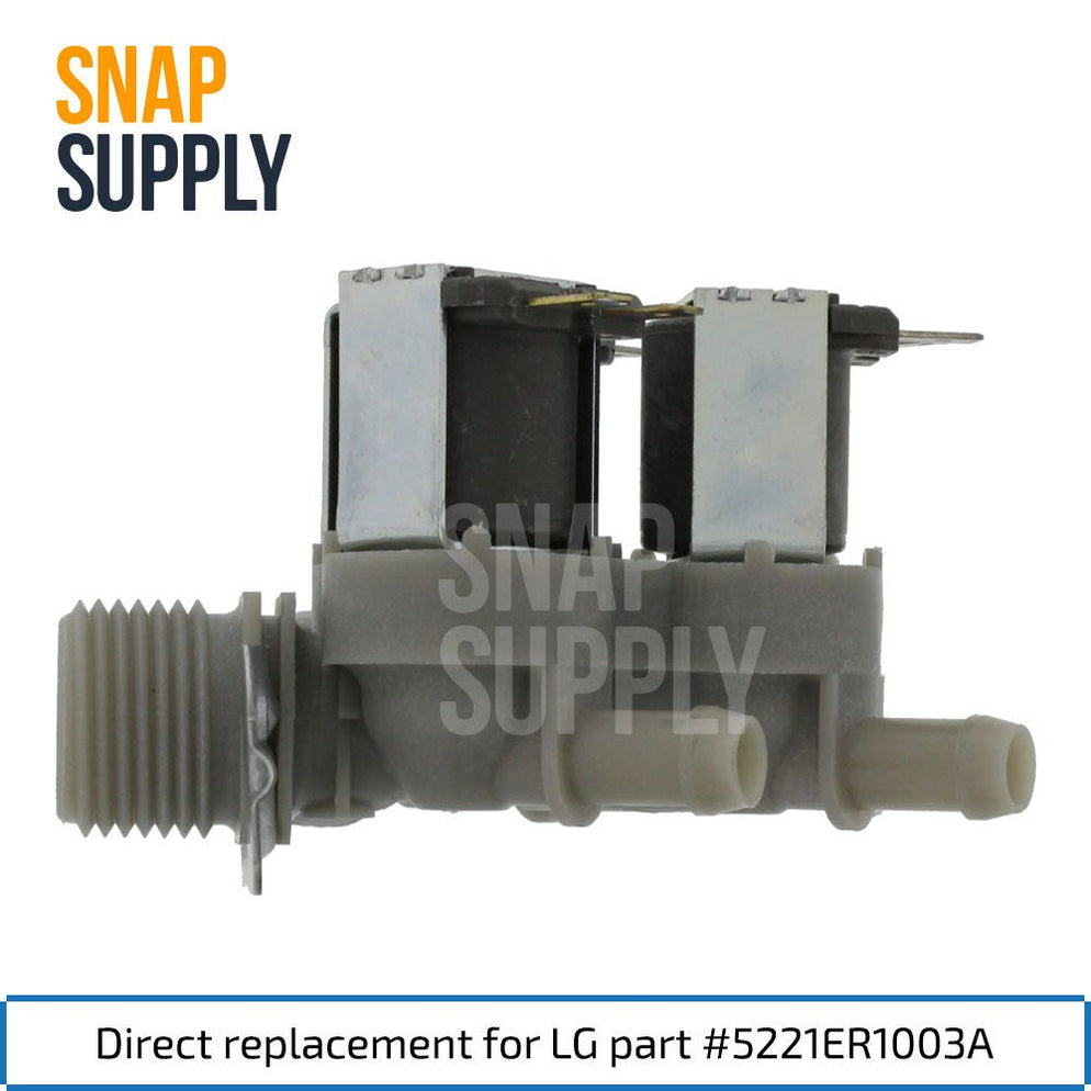 5221ER1003A Water Valve for LG - Snap Supply Refrigerator Parts and ...