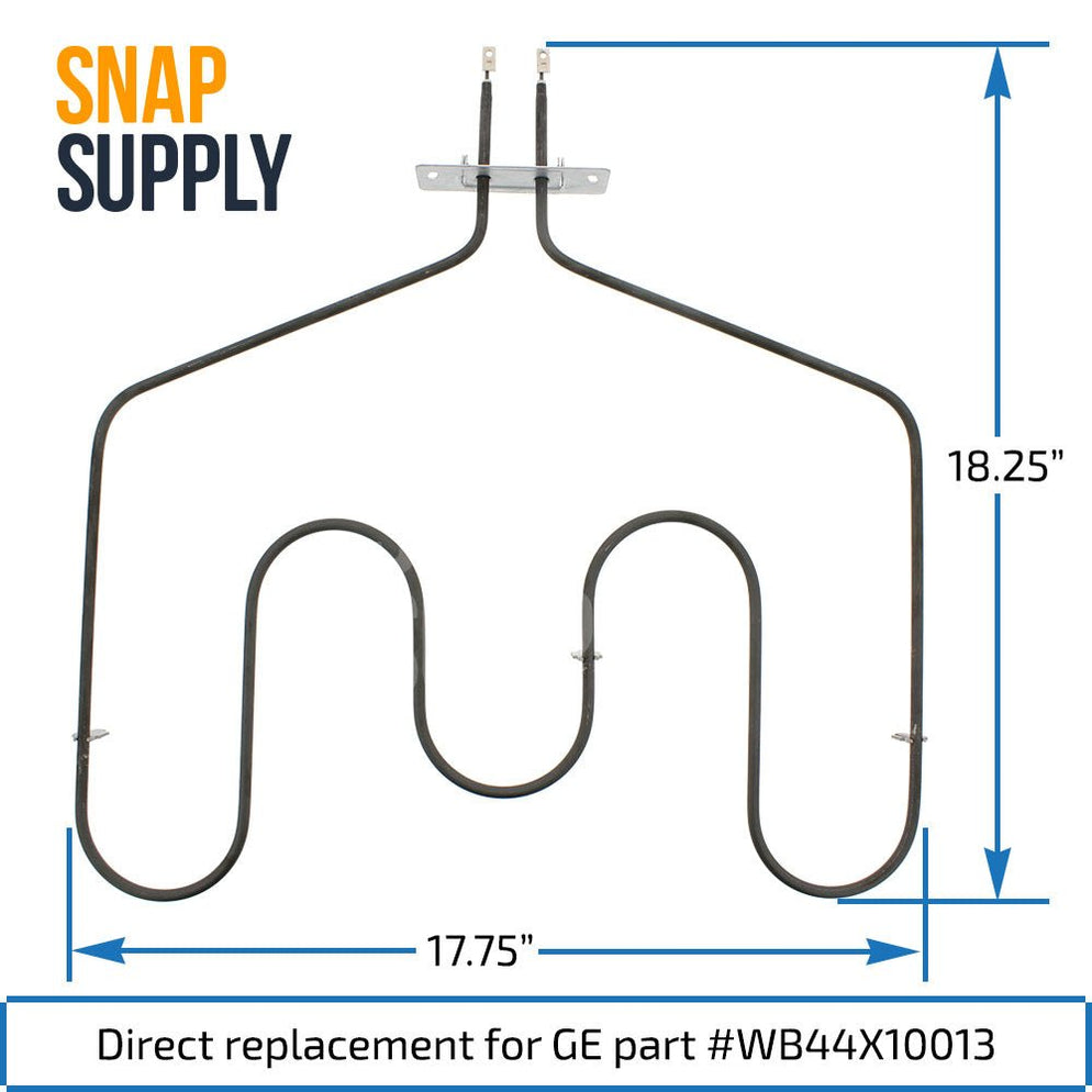 WB44X10013 Bake Element for GE - Snap Supply Element Bake Element Oven ...